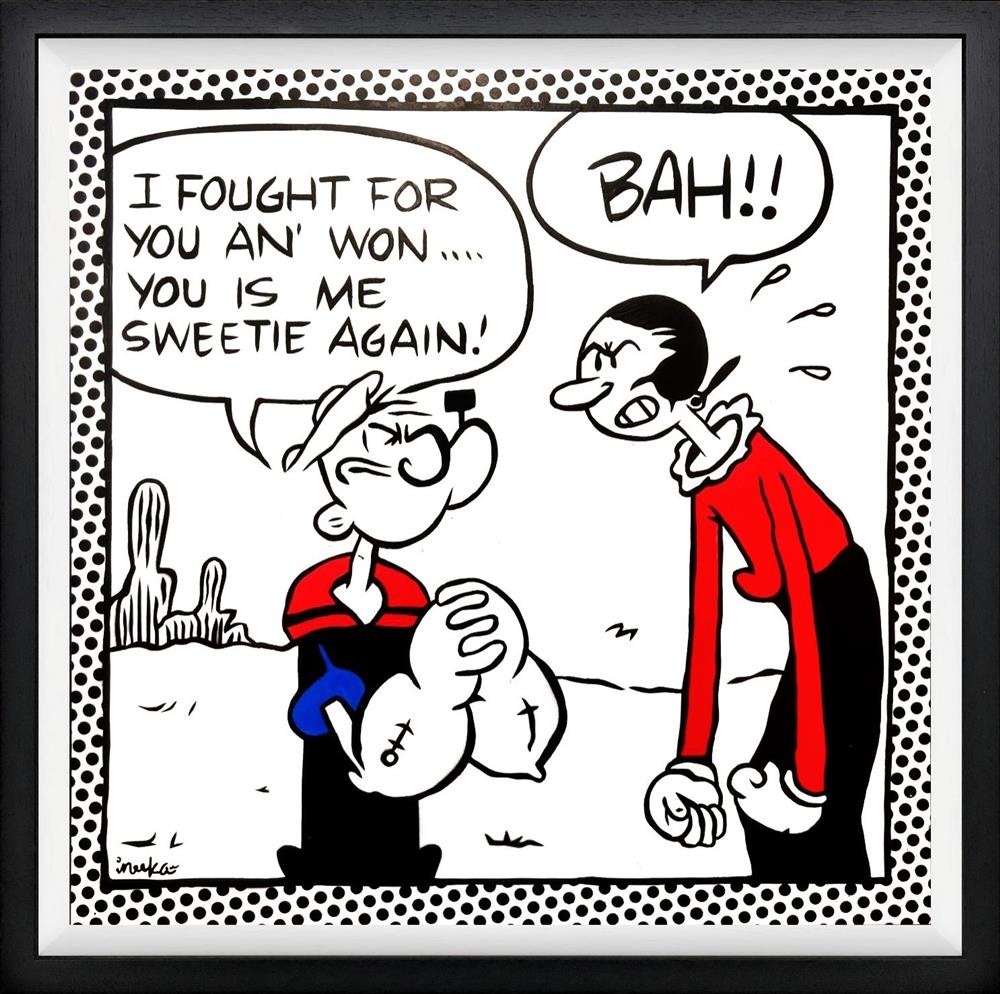 Popeye's Fight Framed Art Print UK | Free Delivery – Framed Art Direct
