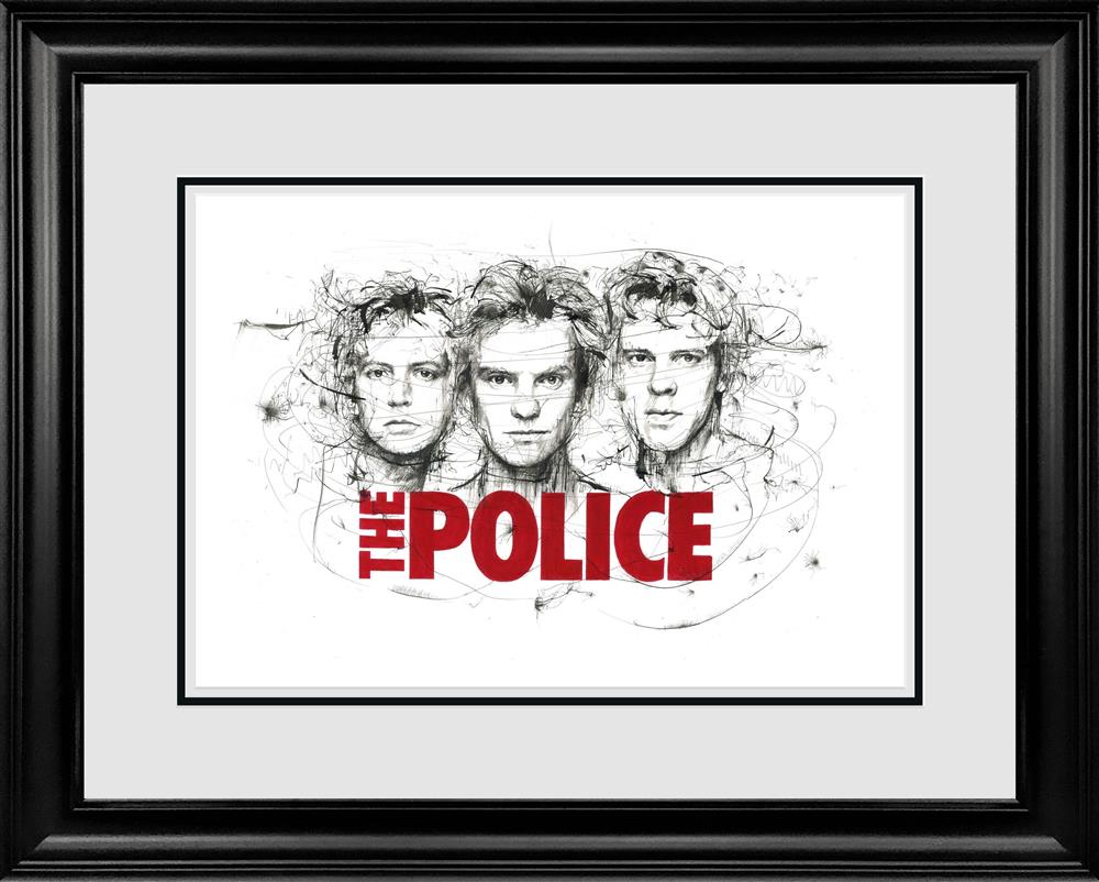 Police Frames Logo Police Medallion Picture Frame 8" X 10" Frame