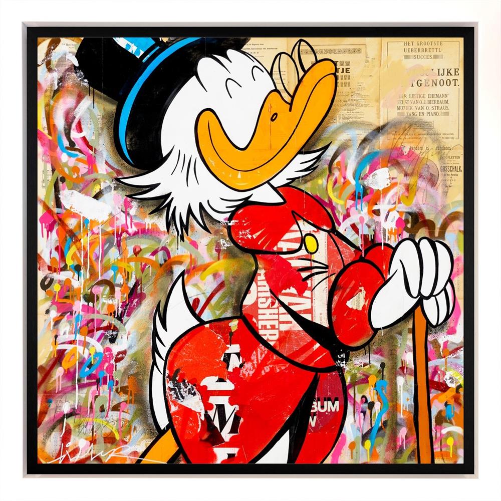 The Richest Duck In The World Framed Art Print UK | Free Delivery ...
